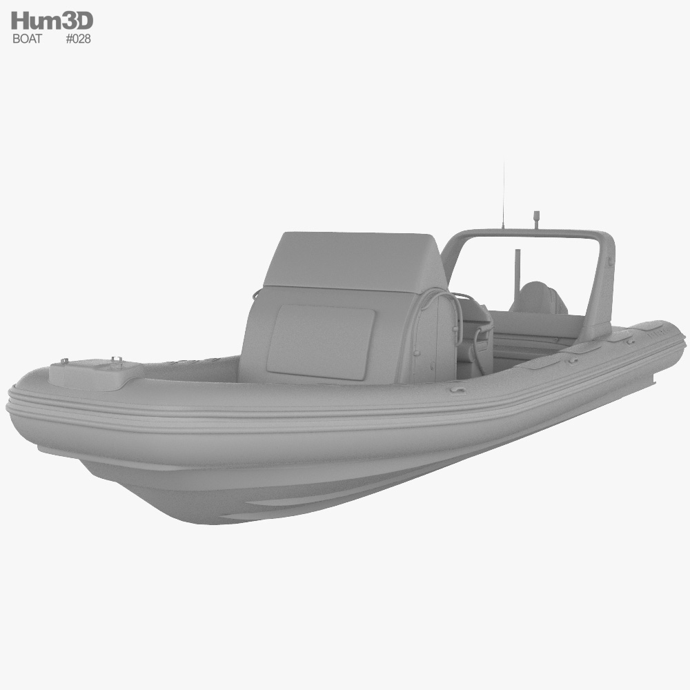 Brig Eagle 780 2013 Inflatable Boat 3D model - Download Motorboat on ...