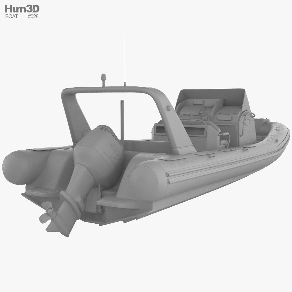 Brig Eagle 780 2013 Inflatable Boat 3D model - Download Motorboat on ...