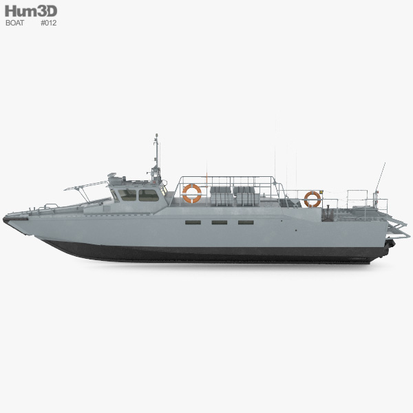 CB90-class fast assault craft 3D model - Download Warship on 3DModels.org