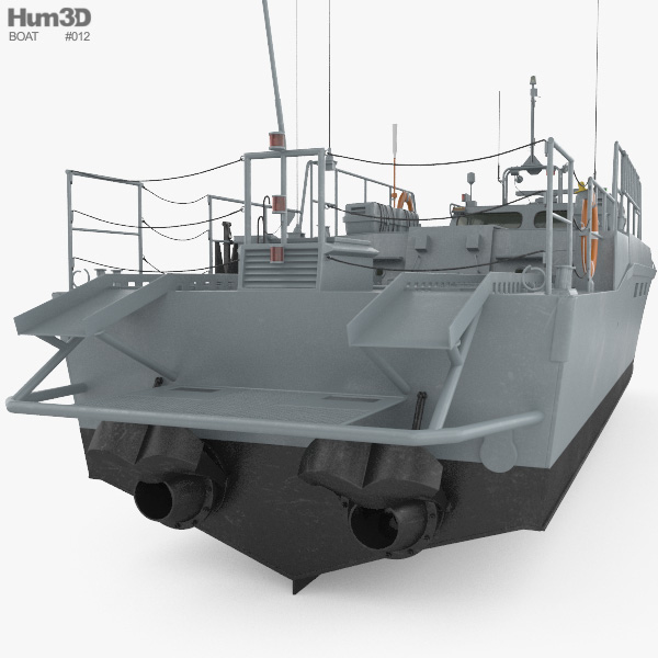 CB90-class fast assault craft 3D model - Download Warship on 3DModels.org