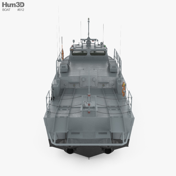 CB90-class fast assault craft 3D model - Download Warship on 3DModels.org