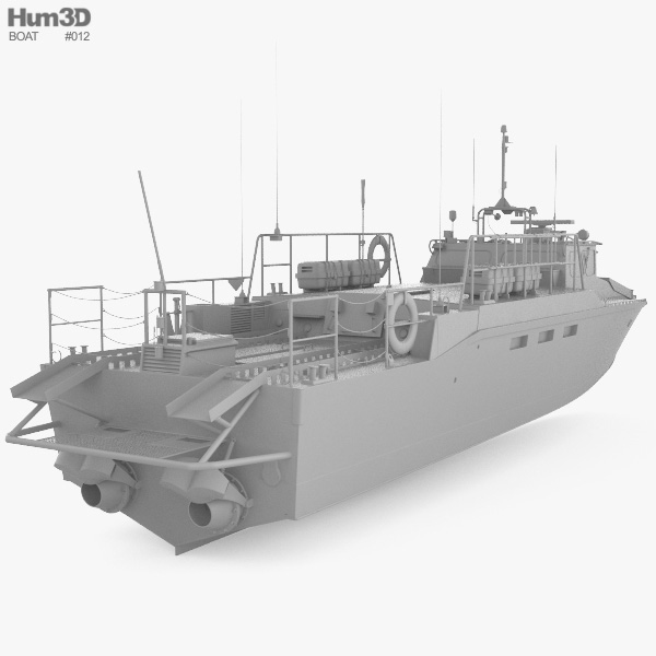 CB90-class fast assault craft 3D model - Download Warship on 3DModels.org