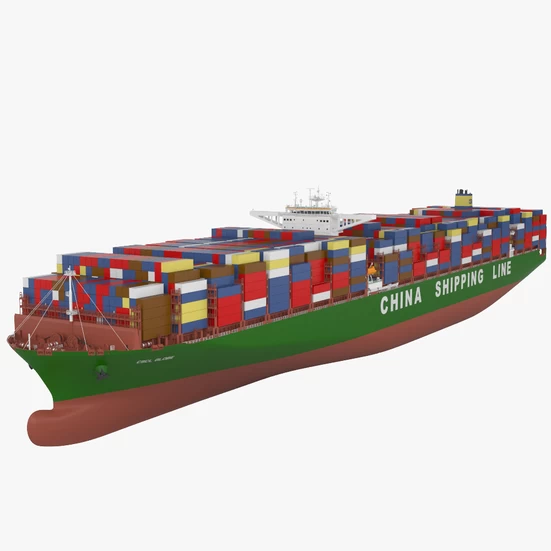 Container ship 3D Models Download - 3DModels.org