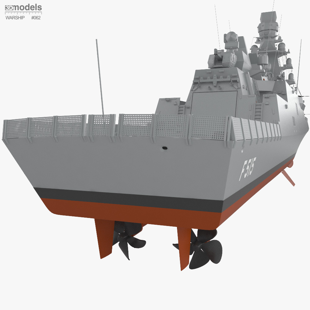 Istif-class frigate 3D model - Download Warship on 3DModels.org