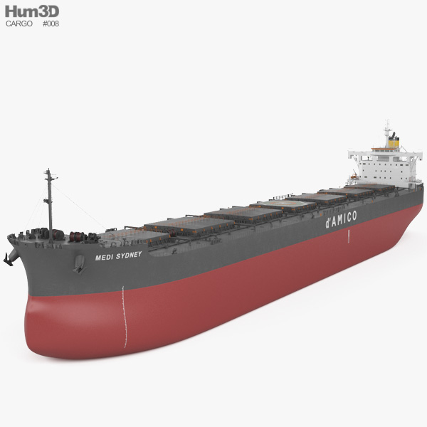 货船 3D模型 下载 - 3DModels.org