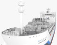 Liquid hydrogen carrier ship Suiso Frontier 3D model - Download Tanker ...