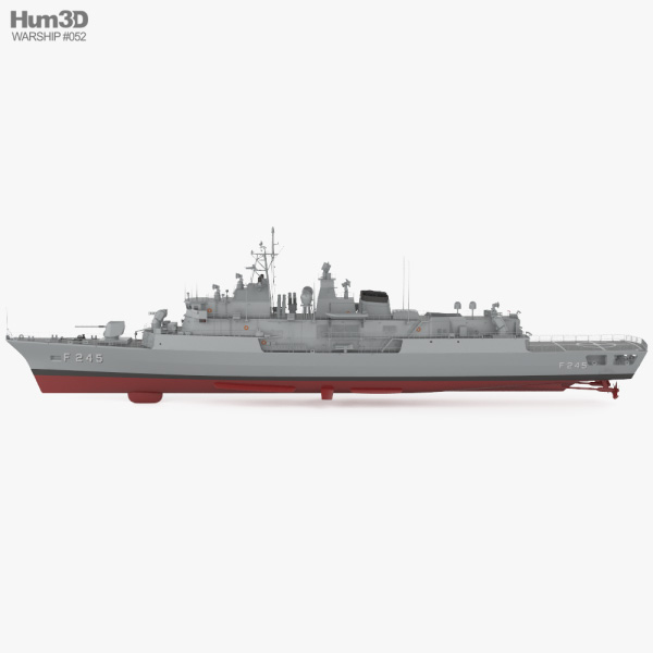 MEKO 200TN frigate 3D model - Download Warship on 3DModels.org