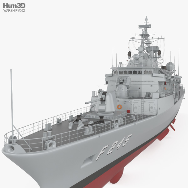 MEKO 200TN frigate 3D model - Download Warship on 3DModels.org