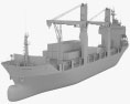 MV Maria Reina Container Ship 3D model - Download Cargo ship on ...