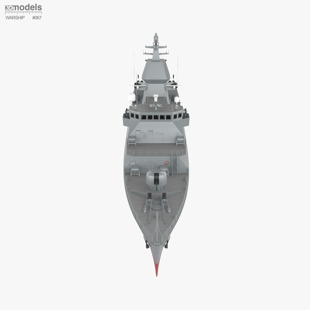 Moudge-class frigate 3D model - Download Warship on 3DModels.org