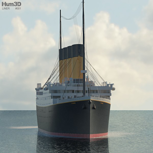 RMS Titanic 3D model - Download Liner on 3DModels.org