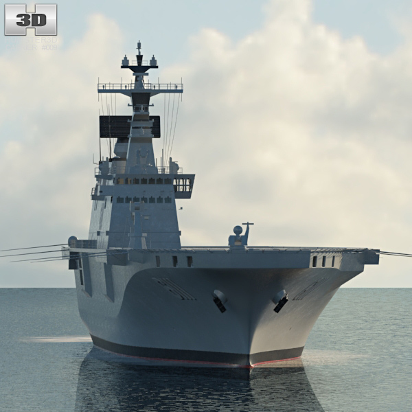 ROKS Dokdo 3D model - Download Warship on 3DModels.org