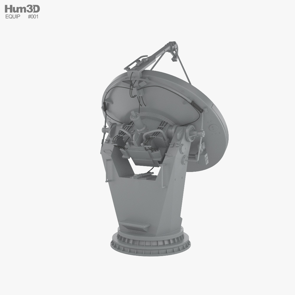 雷神 Mark 99 雷达 3D模型 - 下载 军舰 on 3DModels.org