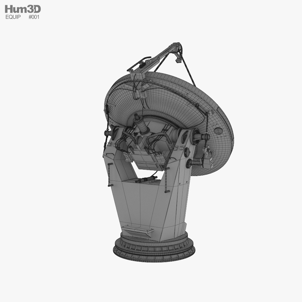 雷神 Mark 99 雷达 3D模型 - 下载 军舰 on 3DModels.org