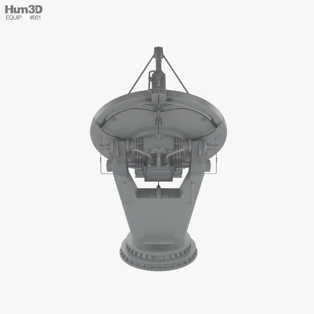 雷神 Mark 99 雷达 3D模型 - 下载 军舰 on 3DModels.org