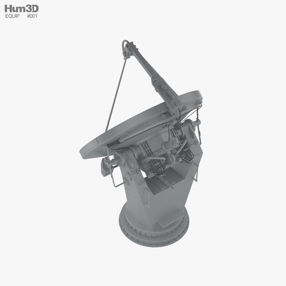 雷神 Mark 99 雷达 3D模型 - 下载 军舰 on 3DModels.org