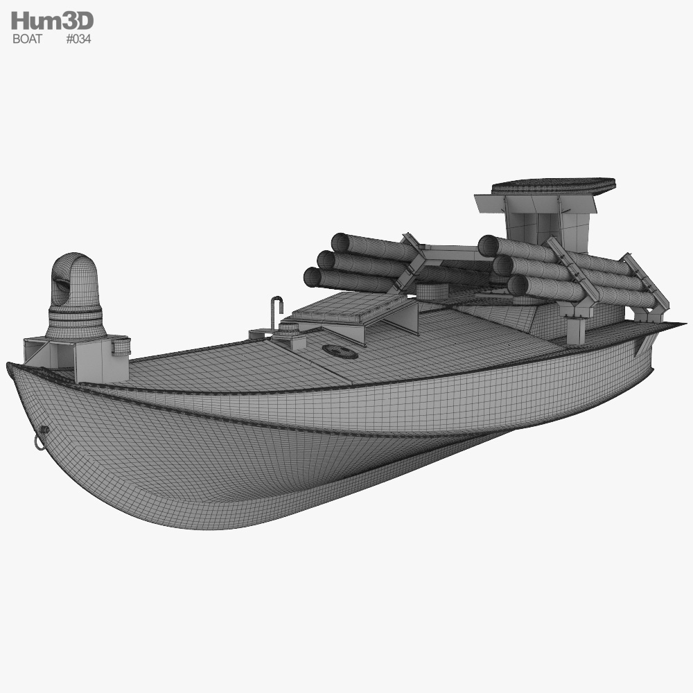 Sea Baby MRLS USV 3D model - Download USV on 3DModels.org