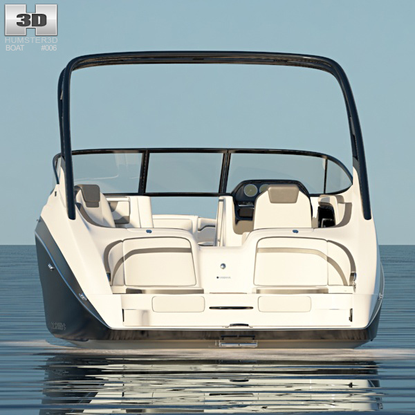 Yamaha 242 Limited S Jet Boat 3D model - Download Motorboat on 3DModels.org
