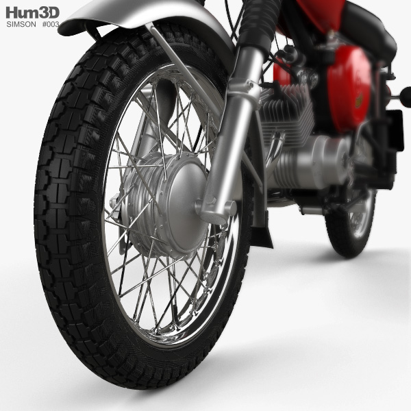 Simson S50 1975 3D model - Download Motorcycle on 3DModels.org