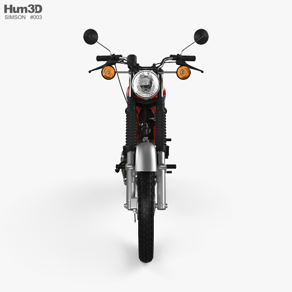 Simson S50 1975 3D model - Download Motorcycle on 3DModels.org