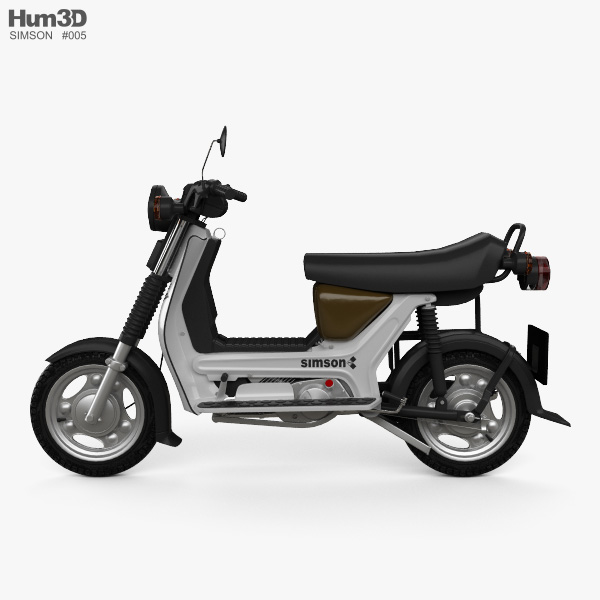 Simson SR50 1986 3D model - Download Motorcycle on 3DModels.org