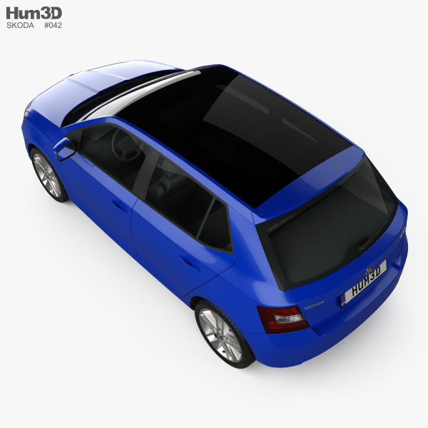 Skoda Fabia hatchback 2018 3D model - Download Hatchback on 3DModels.org