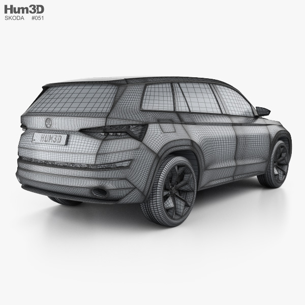 Skoda VisionS 2017 3D model - Download Crossover SUV on 3DModels.org