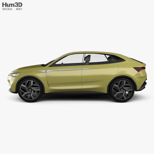 Skoda Vision E 2017 3D model - Download Crossover SUV on 3DModels.org