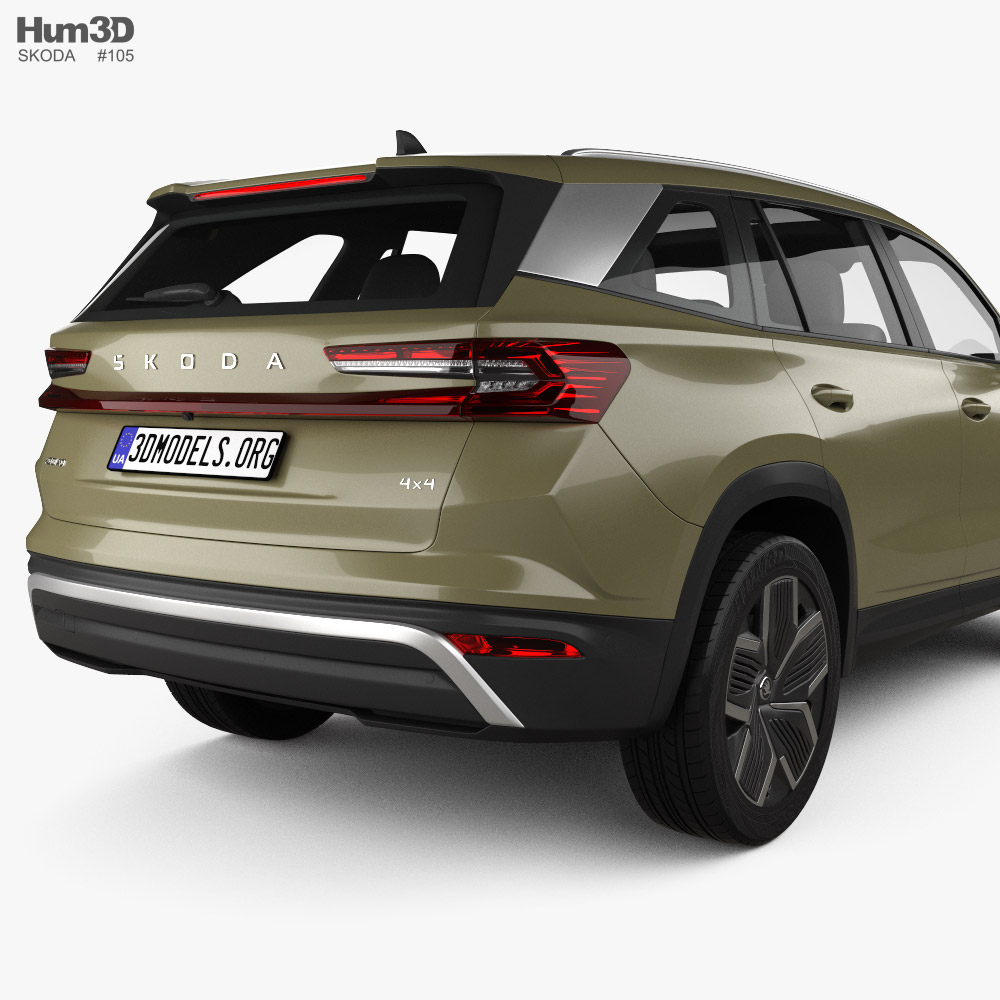 Skoda Kodiaq 2025 3D model - Download Crossover SUV on 3DModels.org