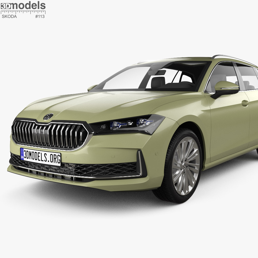 Skoda Superb combi 2025 Modelo 3D - Descargar Wagon car on 3DModels.org