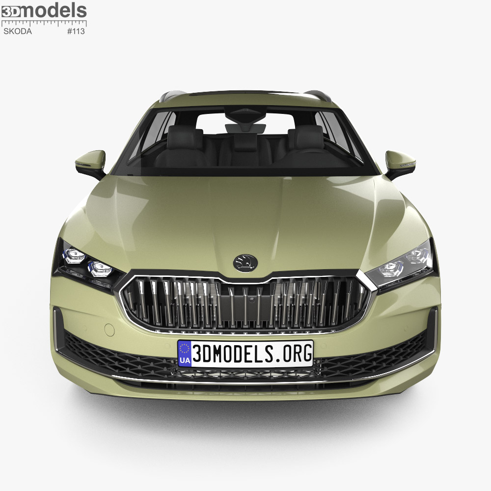 Skoda Superb combi 2025 Modelo 3D - Baixar Wagon car no 3DModels.org