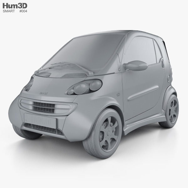 Smart Fortwo 1998 3D model - Download Hatchback on 3DModels.org