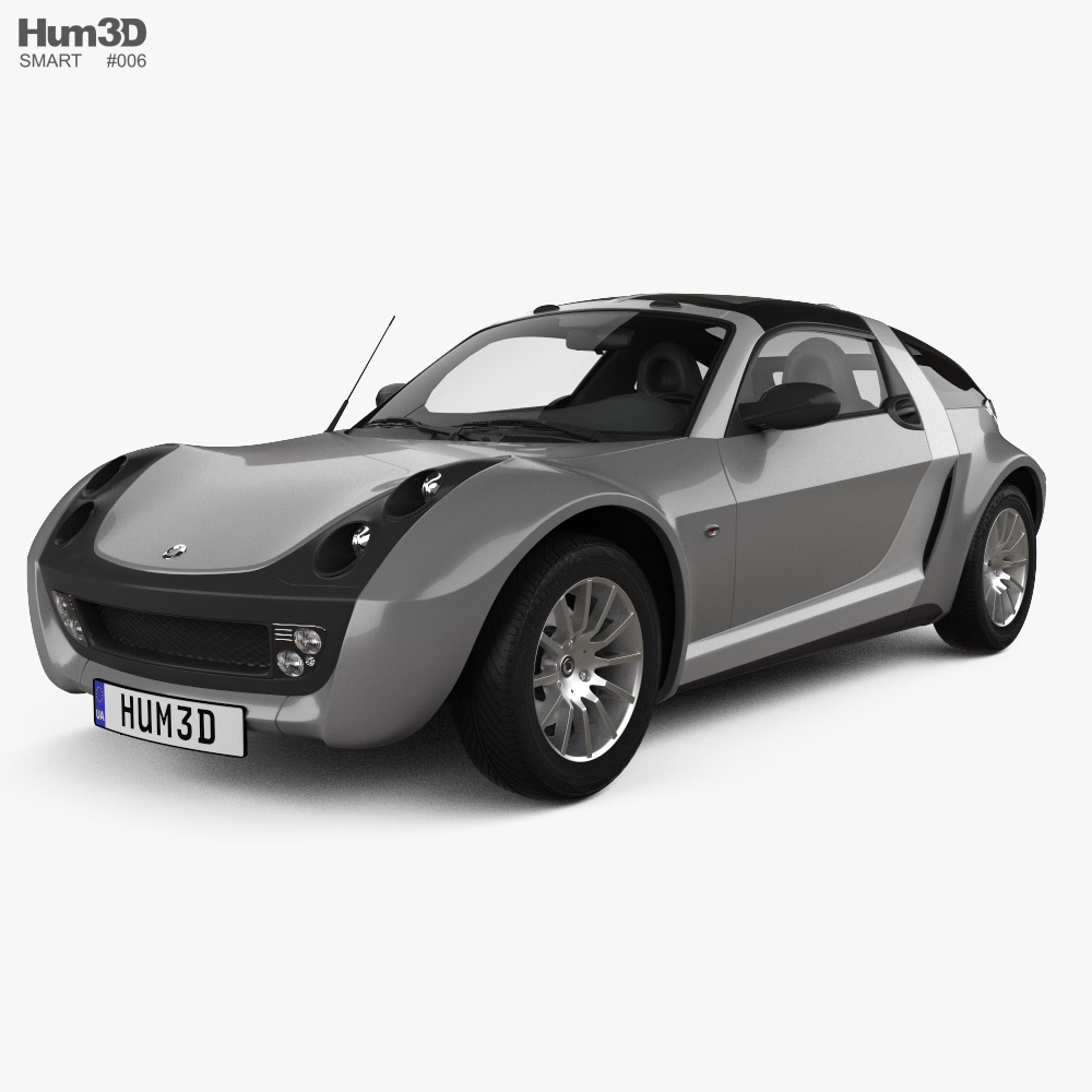 Smart Roadster Coupe 2008 3D model - Download Sports car on 3DModels.org