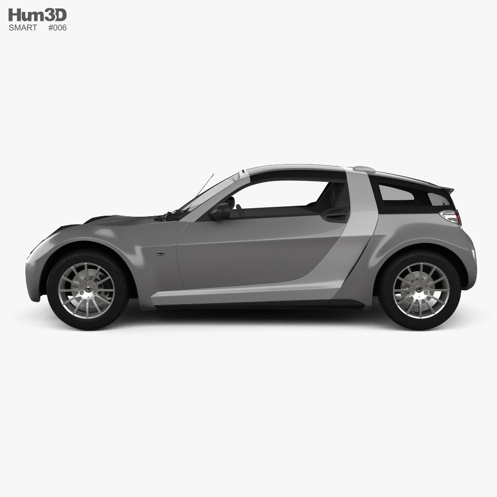 Smart Roadster Coupe 2008 3D model - Download Sports car on 3DModels.org