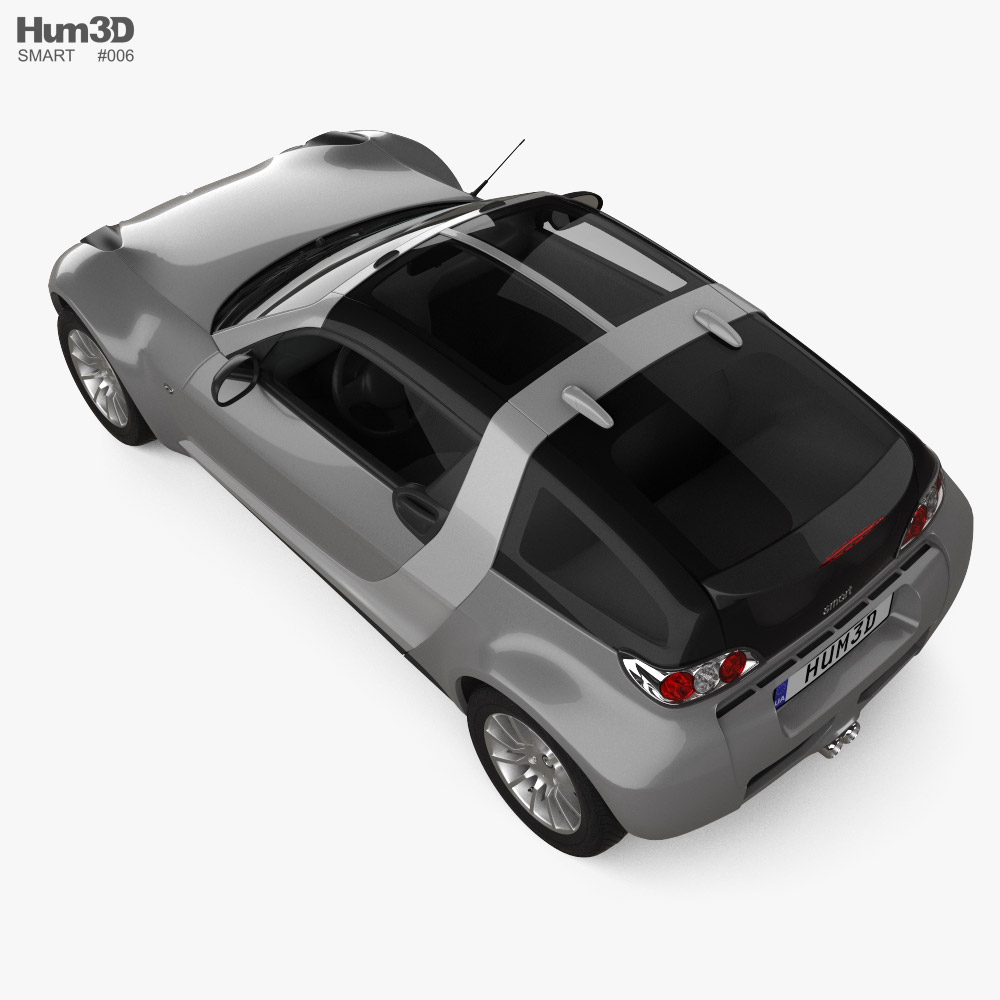 Smart Roadster Coupe 2008 3D model - Download Sports car on 3DModels.org