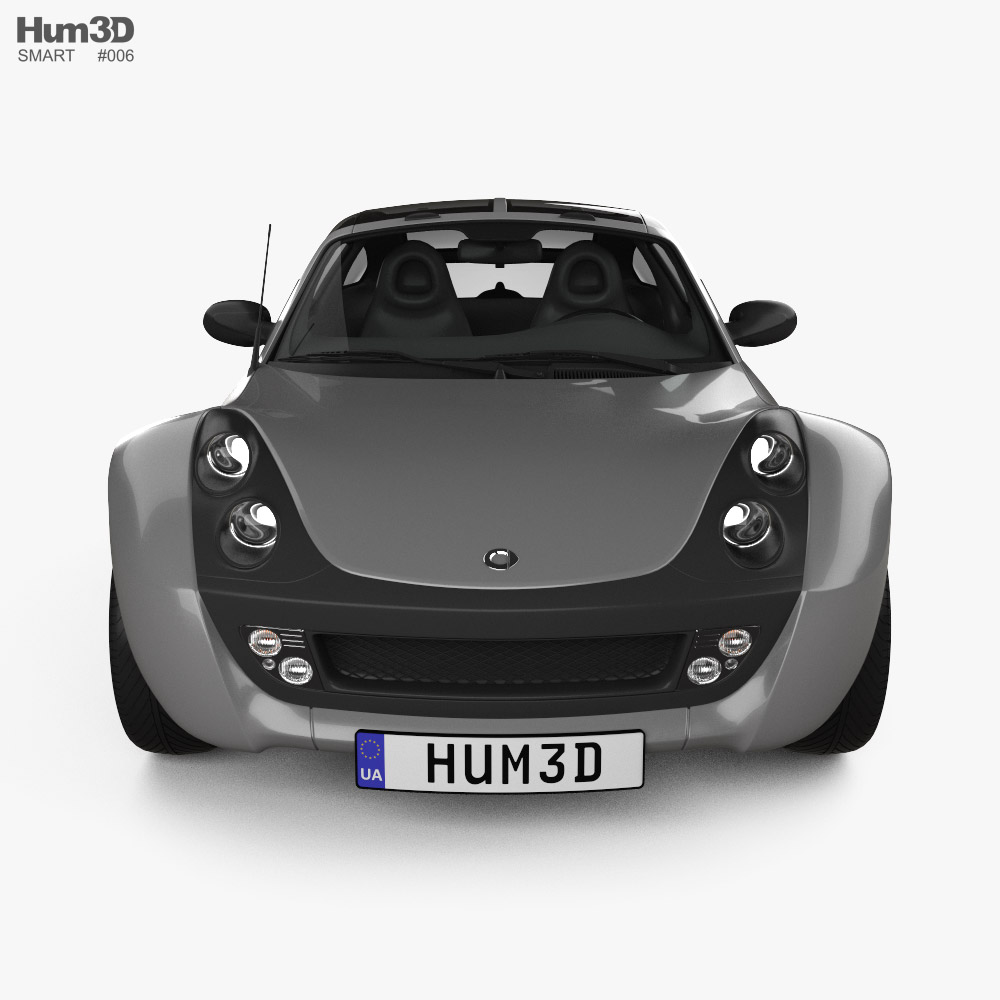 Smart Roadster Coupe 2008 3D model - Download Sports car on 3DModels.org