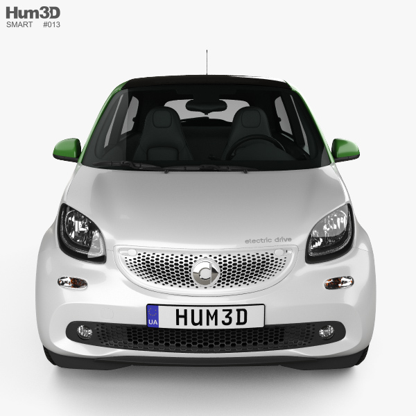 Smart ForFour Electric Drive 2020 3D model - Download Sports car on ...