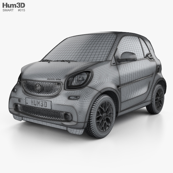 Smart ForTwo Electric Drive coupe 2020 3D model - Download Sports car ...