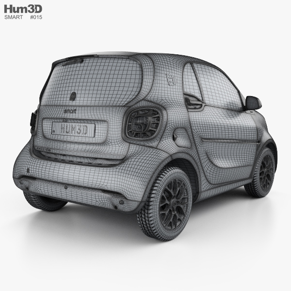 Smart ForTwo Electric Drive coupe 2020 3D model - Download Sports car ...