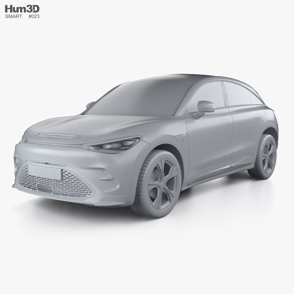Smart 3 Brabus 2025 3D model - Download Crossover SUV on 3DModels.org