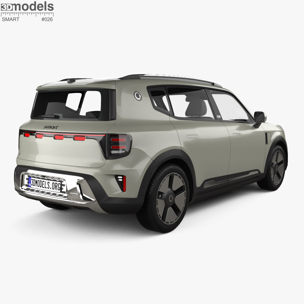 Smart 5 Premium 2025 3D model - Download Hatchback on 3DModels.org