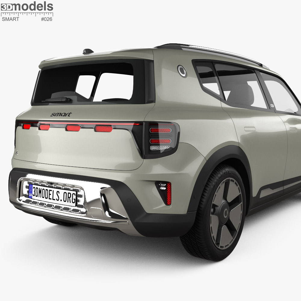 Smart 5 Premium 2025 3D model - Download Hatchback on 3DModels.org
