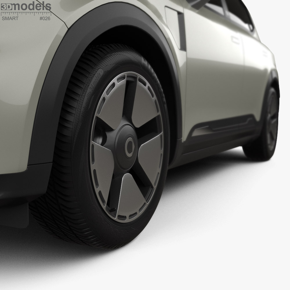 Smart 5 Premium 2025 3D model - Download Hatchback on 3DModels.org