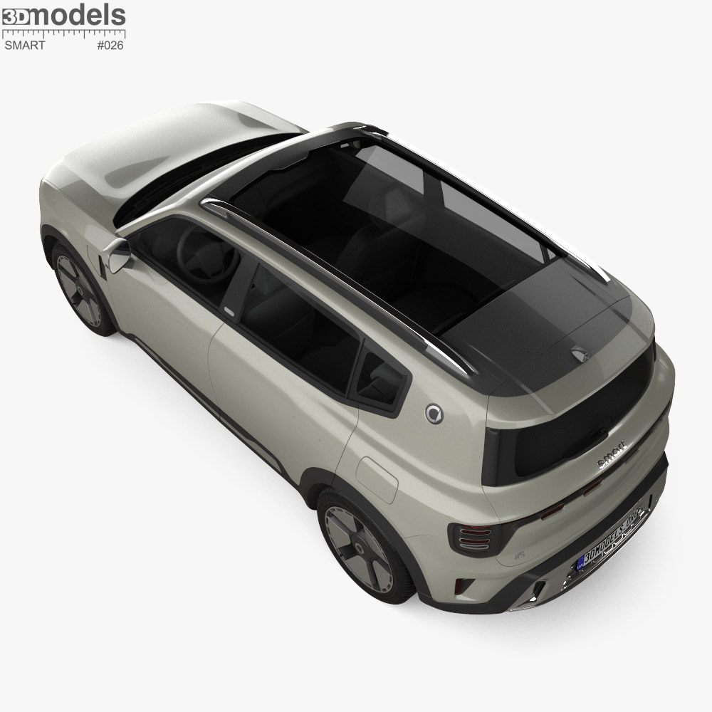 Smart 5 Premium 2025 3D model - Download Hatchback on 3DModels.org