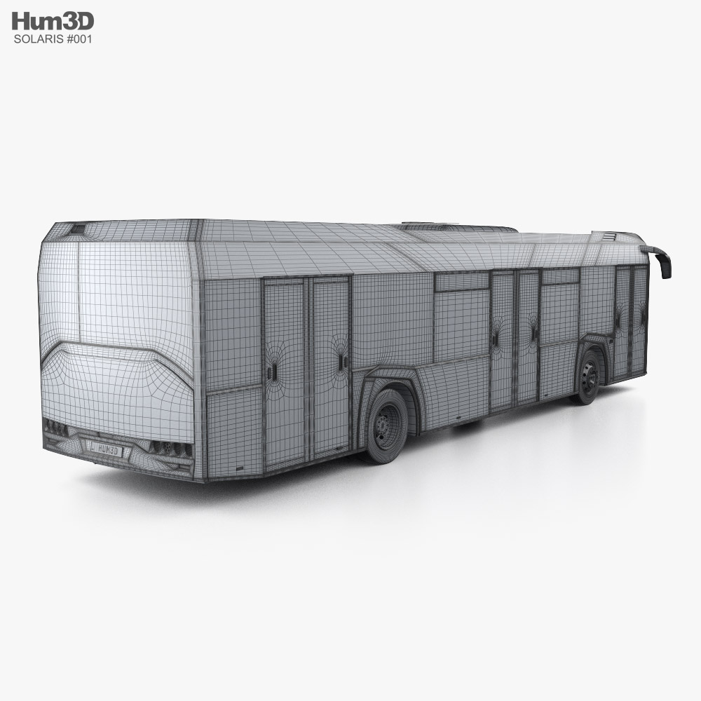 Solaris Urbino Bus 2017 3D-Modell - Herunterladen Bus on 3DModels.org
