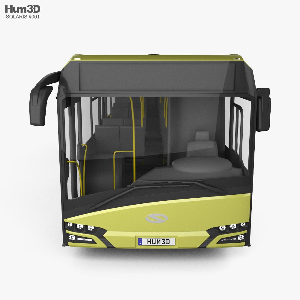 Solaris Urbino Bus 2017 3D model - Download Bus on 3DModels.org