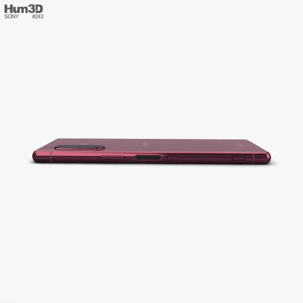 Sony Xperia 5 Red 3D model - Download Phones on 3DModels.org