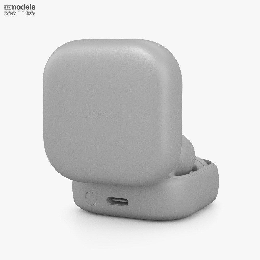 Sony LinkBuds Open in Wit 3D-model - Downloaden Audio-apparaten aan ...