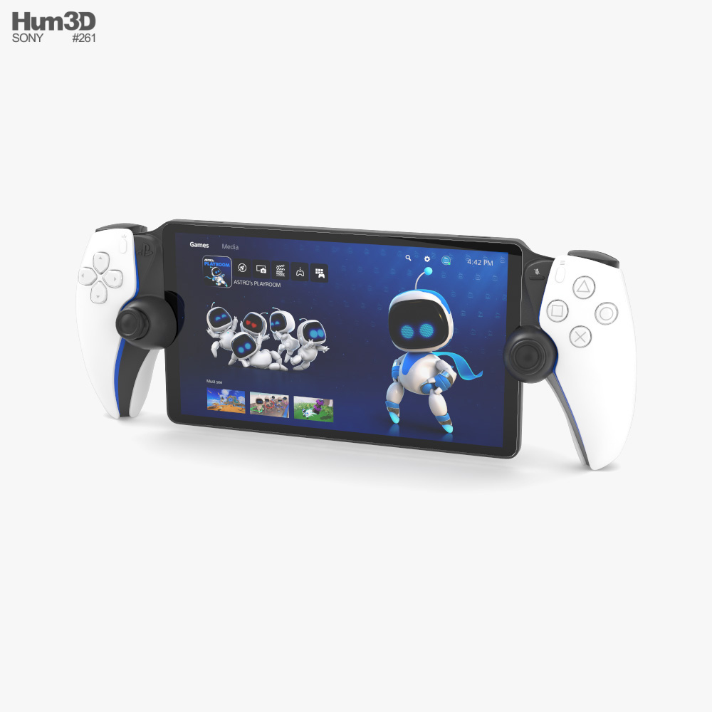 Sony PlayStation Portal 3D model - Download Game Console on 3DModels.org