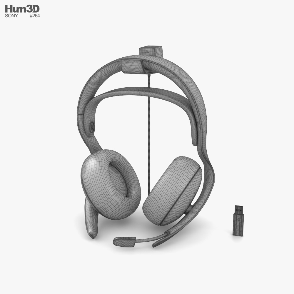 Sony Pulse Elite 3D model - Download Audio Devices on 3DModels.org